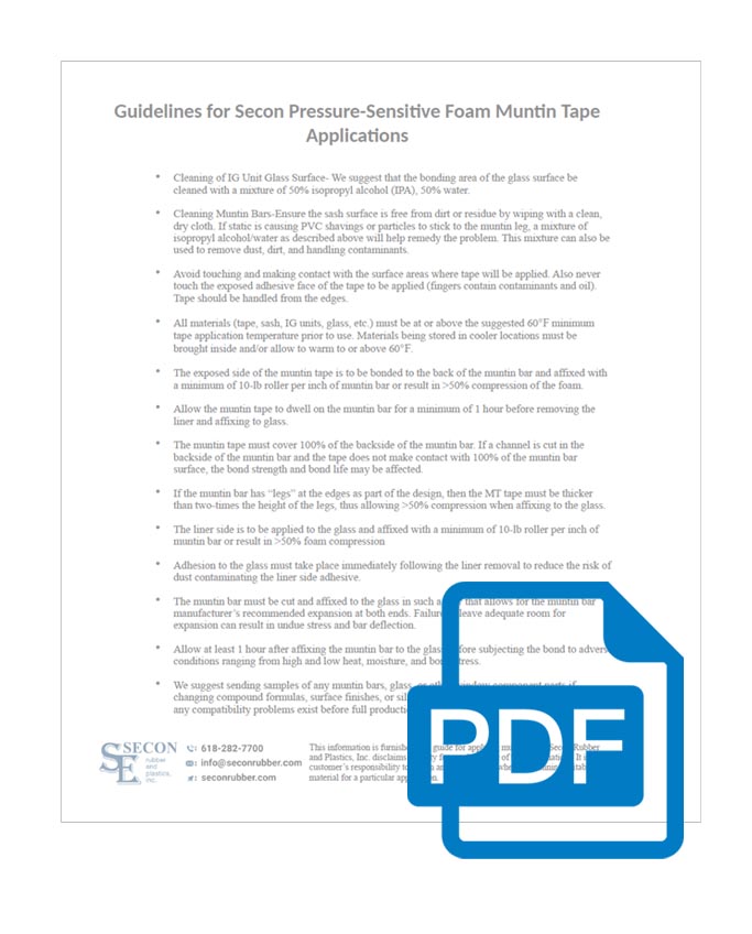 Guides | Secon Rubber & Plastics, Inc.
